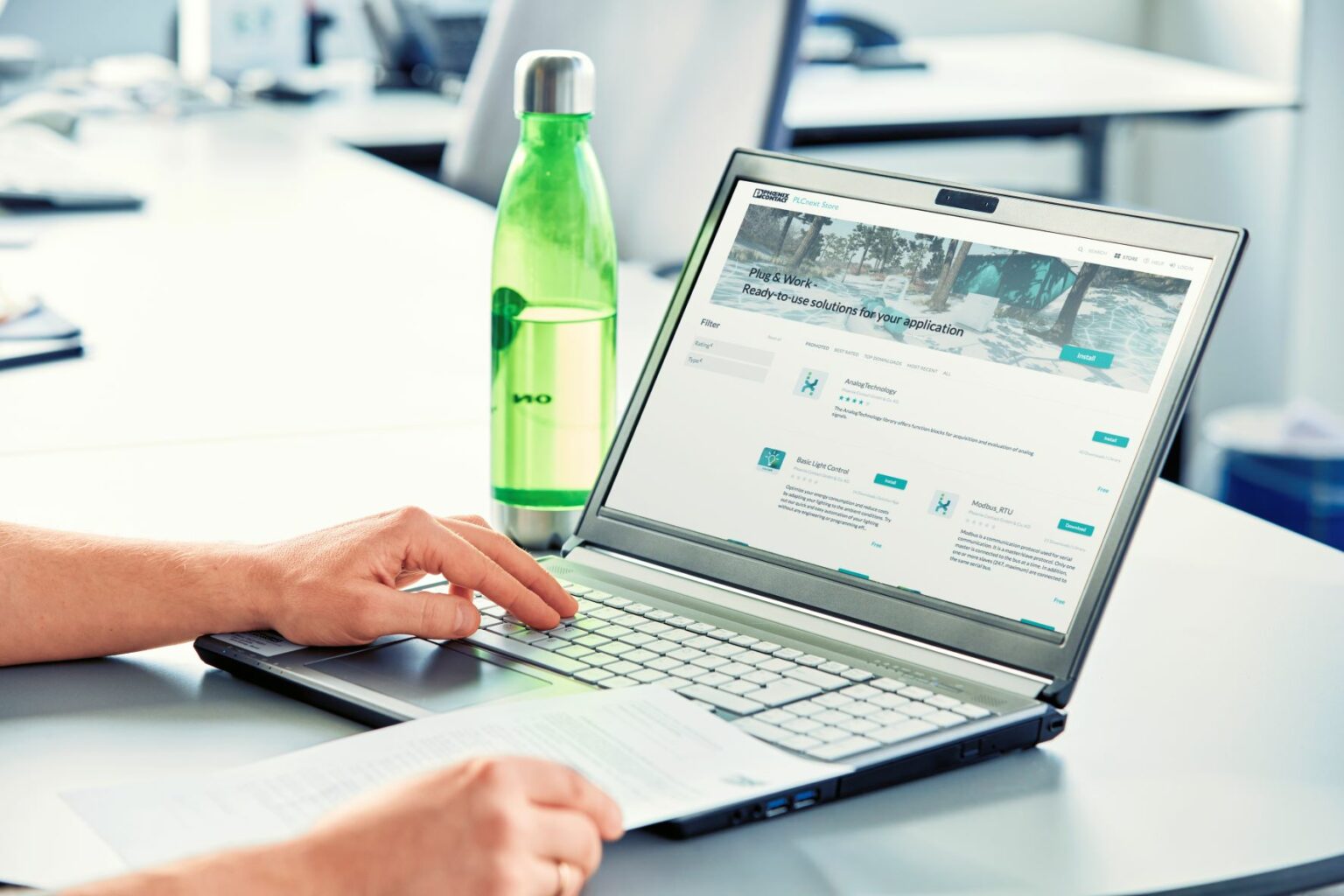 Using Apps From The Online Store In A Plc Application Plcnext Technology Use Case